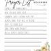 Prayer List- Monthly Themed, DIGITAL DOWNLOAD - Etsy