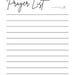 Prayer List- Monthly Themed, DIGITAL DOWNLOAD - Etsy