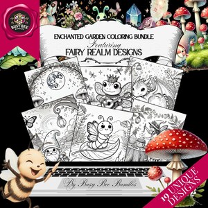 Enchanted Garden Coloring Pages | 19 Printable Fairy & Nature Designs ...