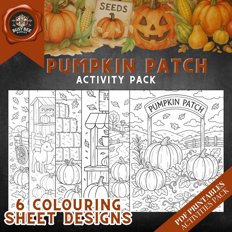 Pumpkin Patch Activity Pack | Autumn Printable Games & Colouring Pages ...