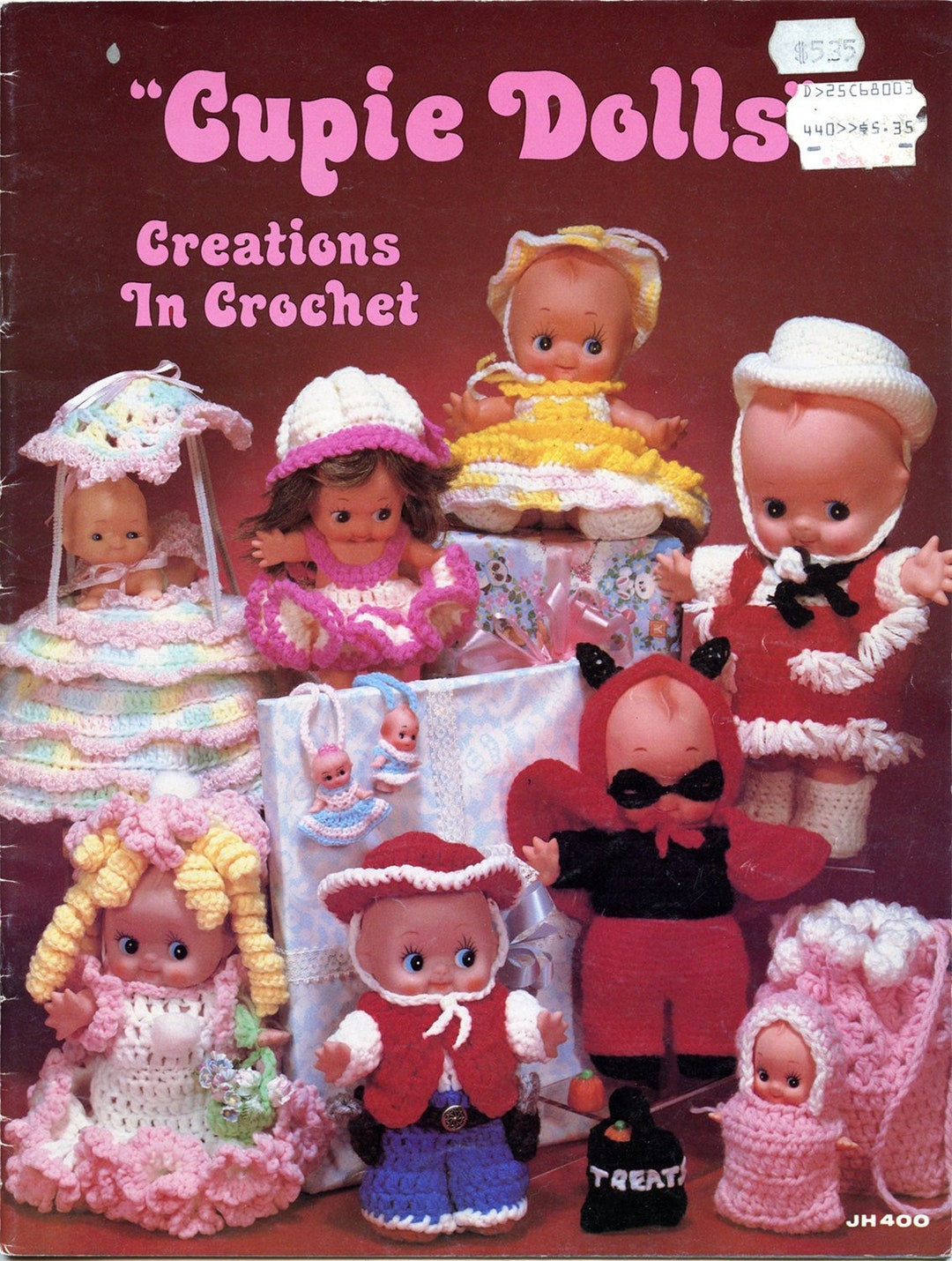 PDF Vintage Cupie Dolls Creations in Crochet Pattern Book, 7 and 9 Inch ...