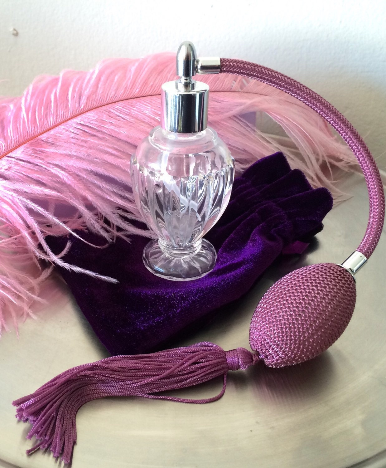 Fancy Perfume Atomizer Purple - Etsy