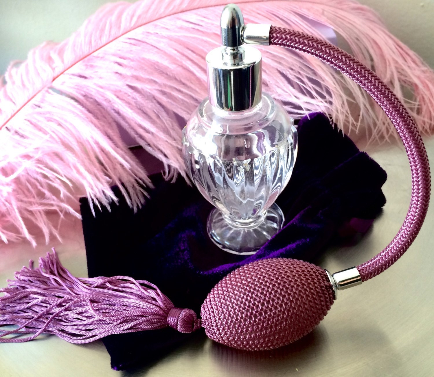 Fancy Perfume Atomizer Purple - Etsy