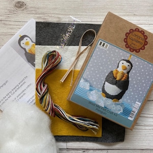 Penguin Felt Craft Mini Kit - Etsy