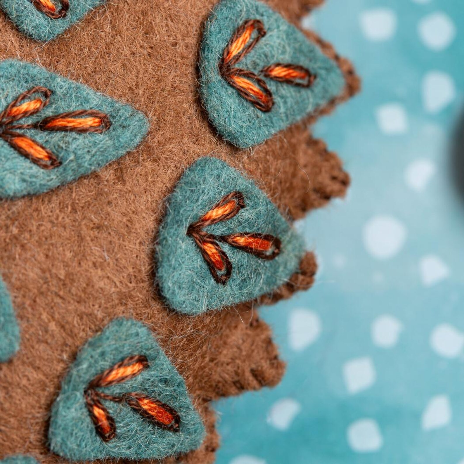 Folk Embroidered Hedgehog Felt Craft Mini Kit - Etsy