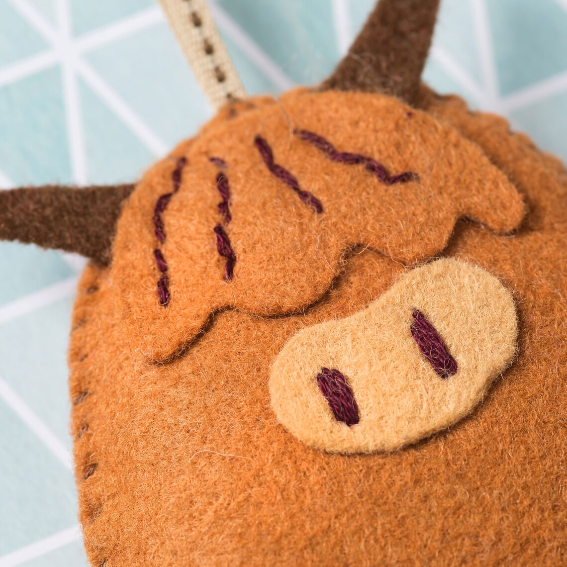 Cow Felt Craft Mini Kit - Etsy