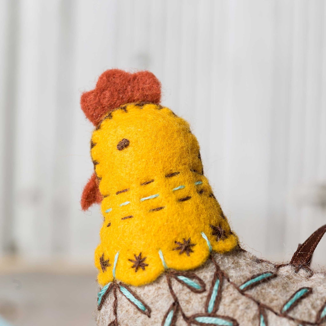 French Hen Felt Craft Mini Kit - Etsy