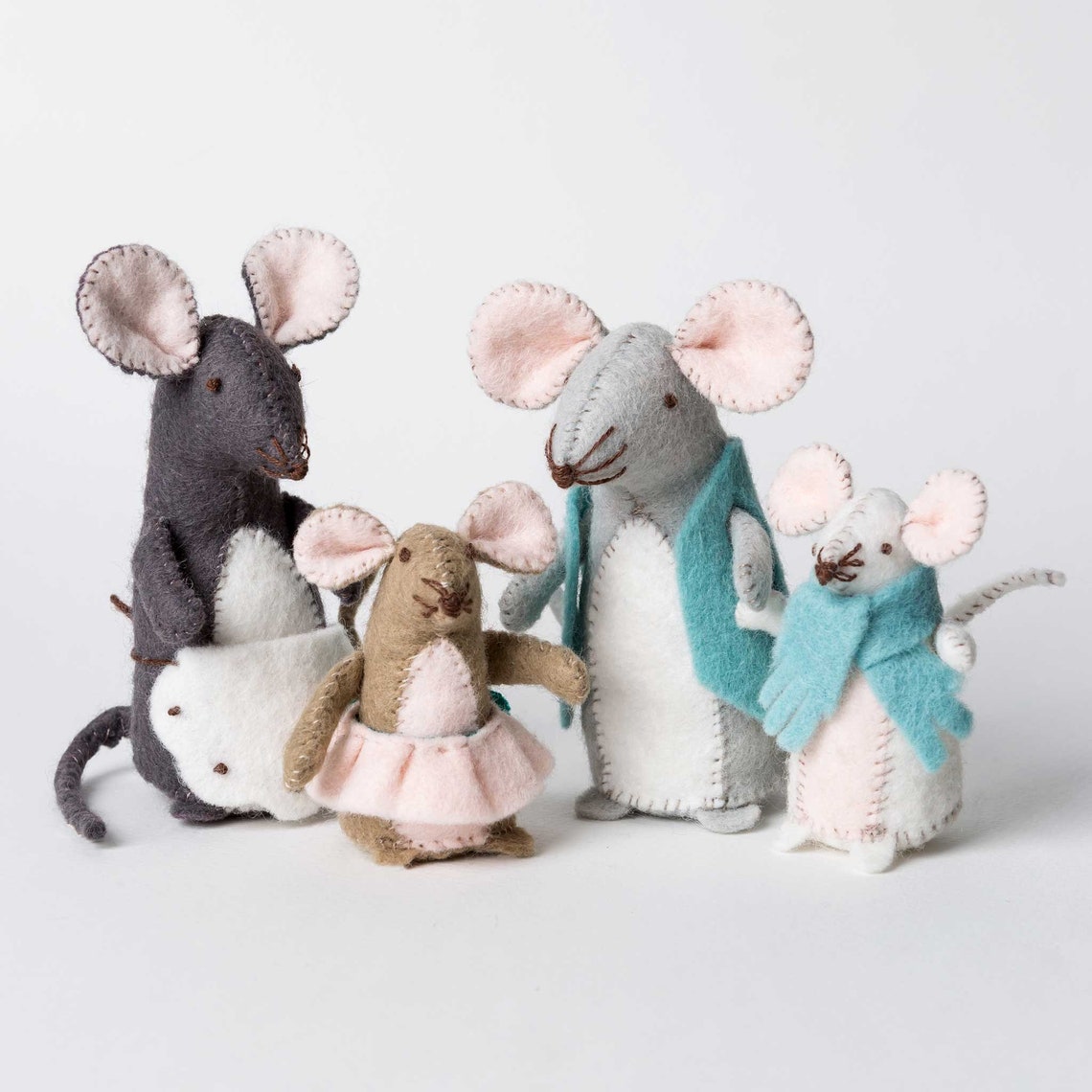 Mouse Family Craft Kit - Etsy