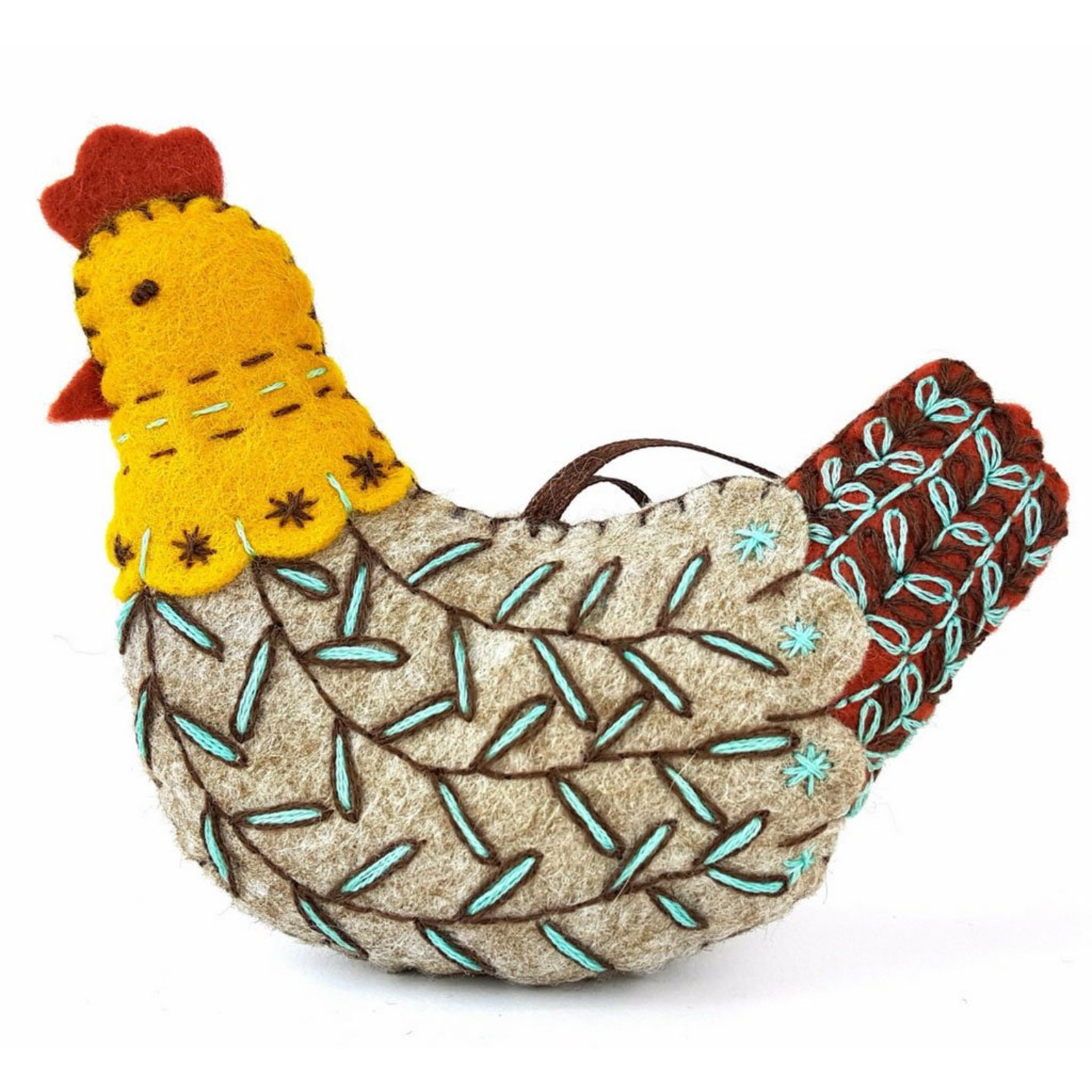 French Hen Felt Craft Mini Kit - Etsy