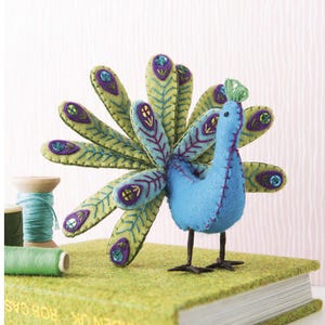 Folk Embroidered Felt Birds Book - Etsy