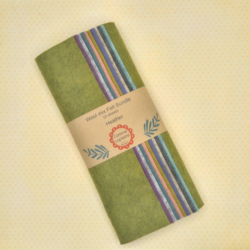 Heathered Felt - Etsy