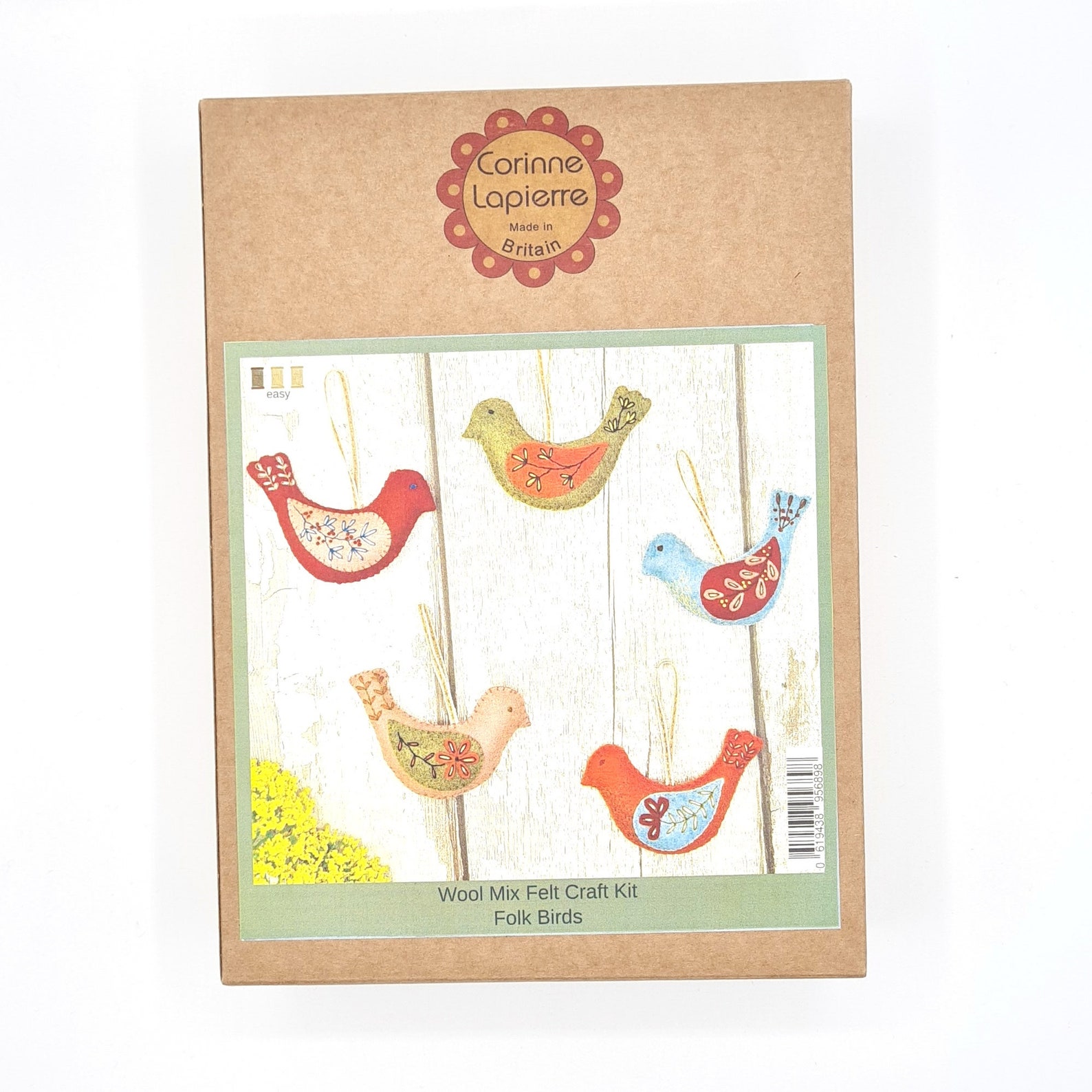 Folk Birds Felt Craft Kit - Etsy