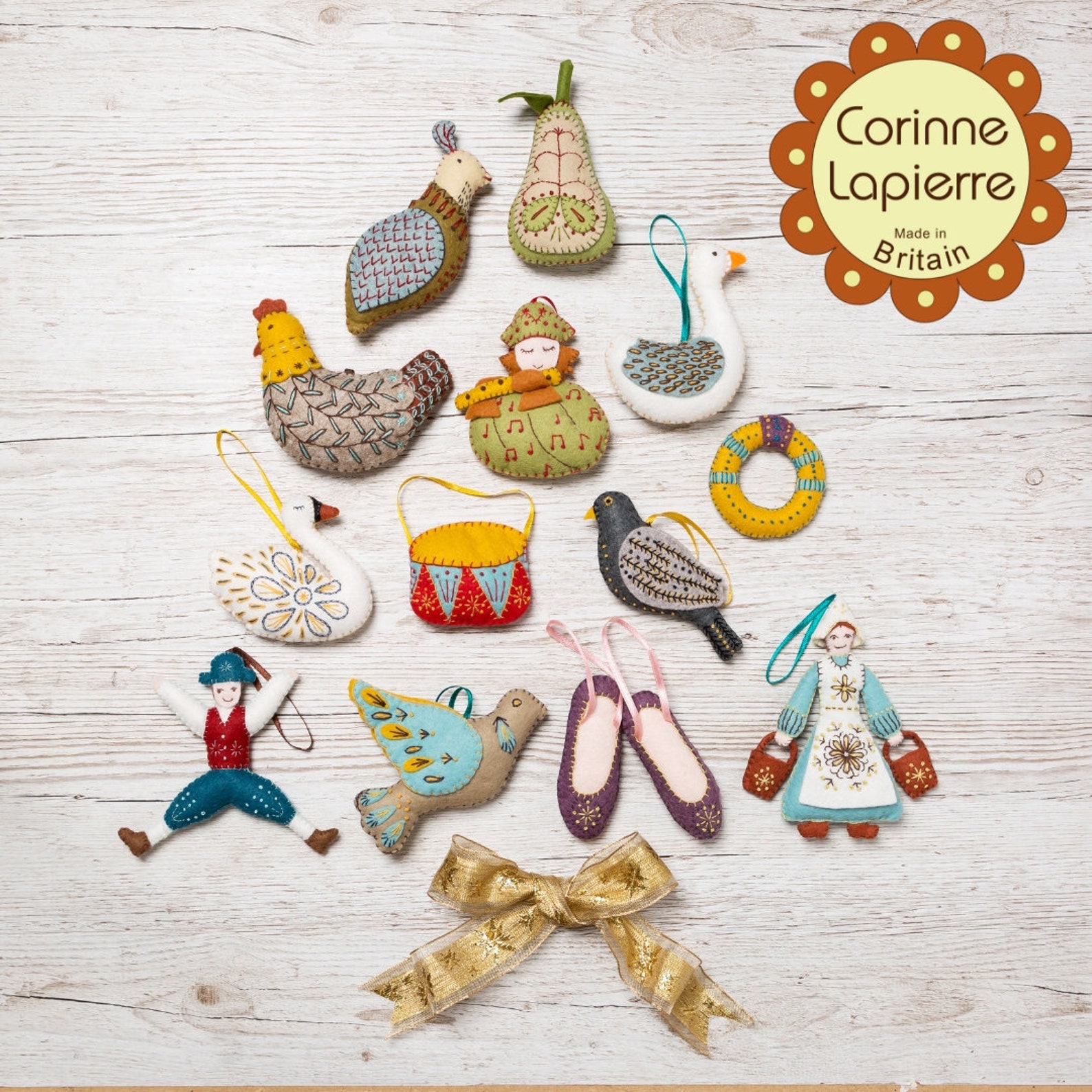 Felt Bundle for Book: 12 Days of Christmas Felt Decorations - Etsy