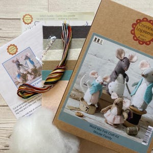 Mouse Family Craft Kit - Etsy