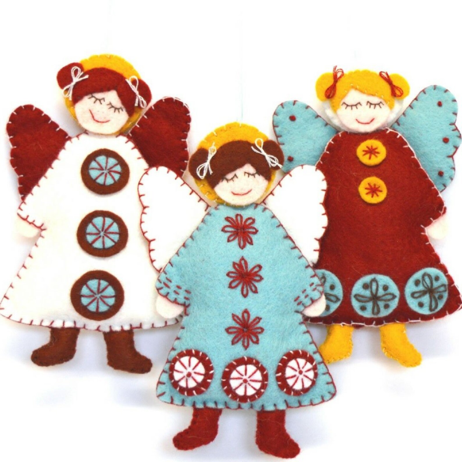 Scandinavian Angels Felt Craft Kit - Etsy