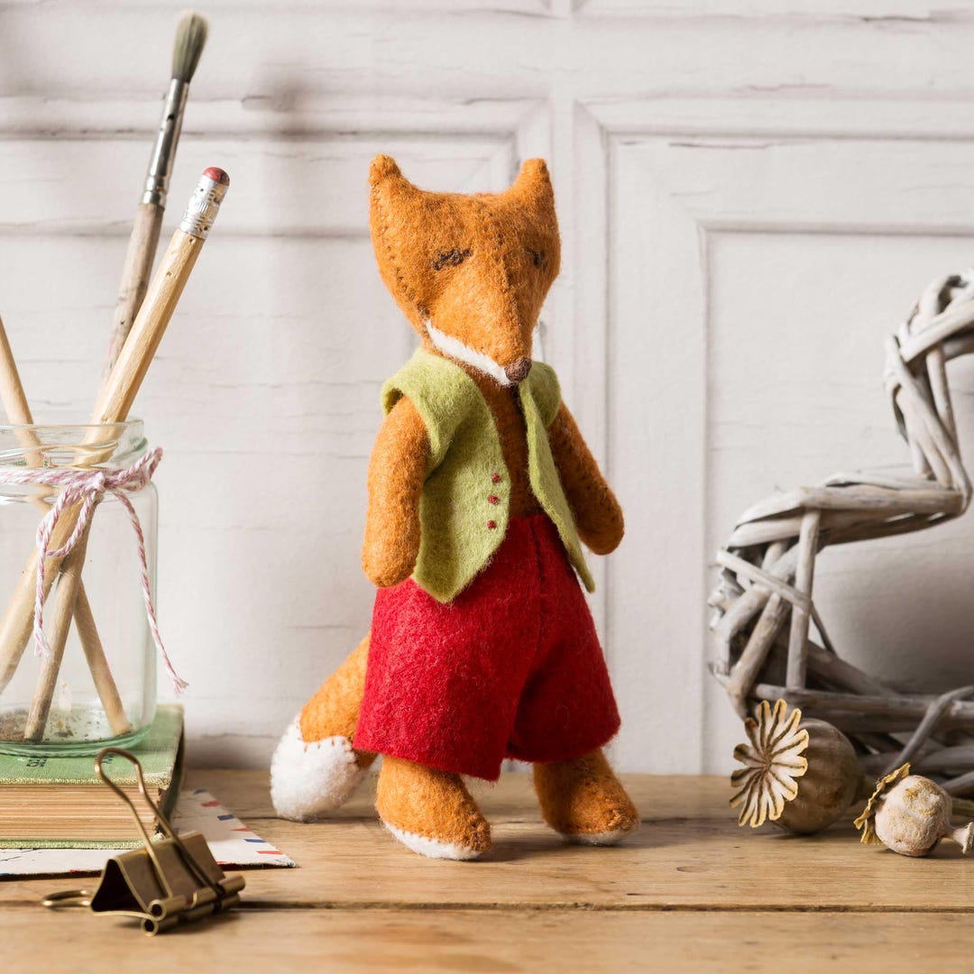 Fergus Fox Felt Craft Kit - Etsy