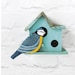 Folk Embroidered Felt Birds Book - Etsy