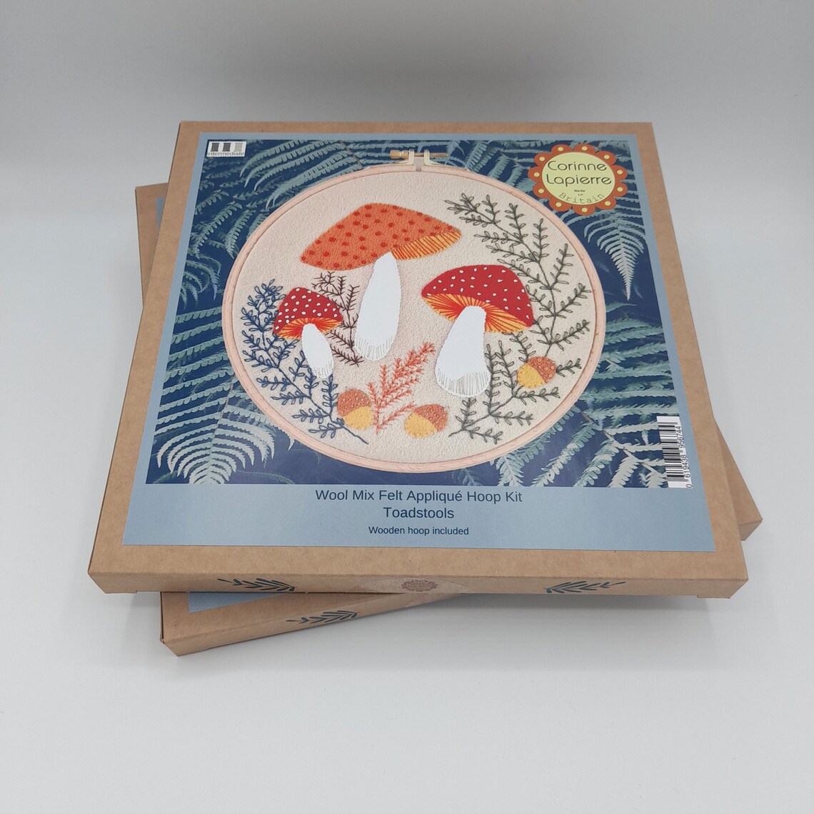 Toadstool Felt Appliqué Hoop Craft Kit - Etsy