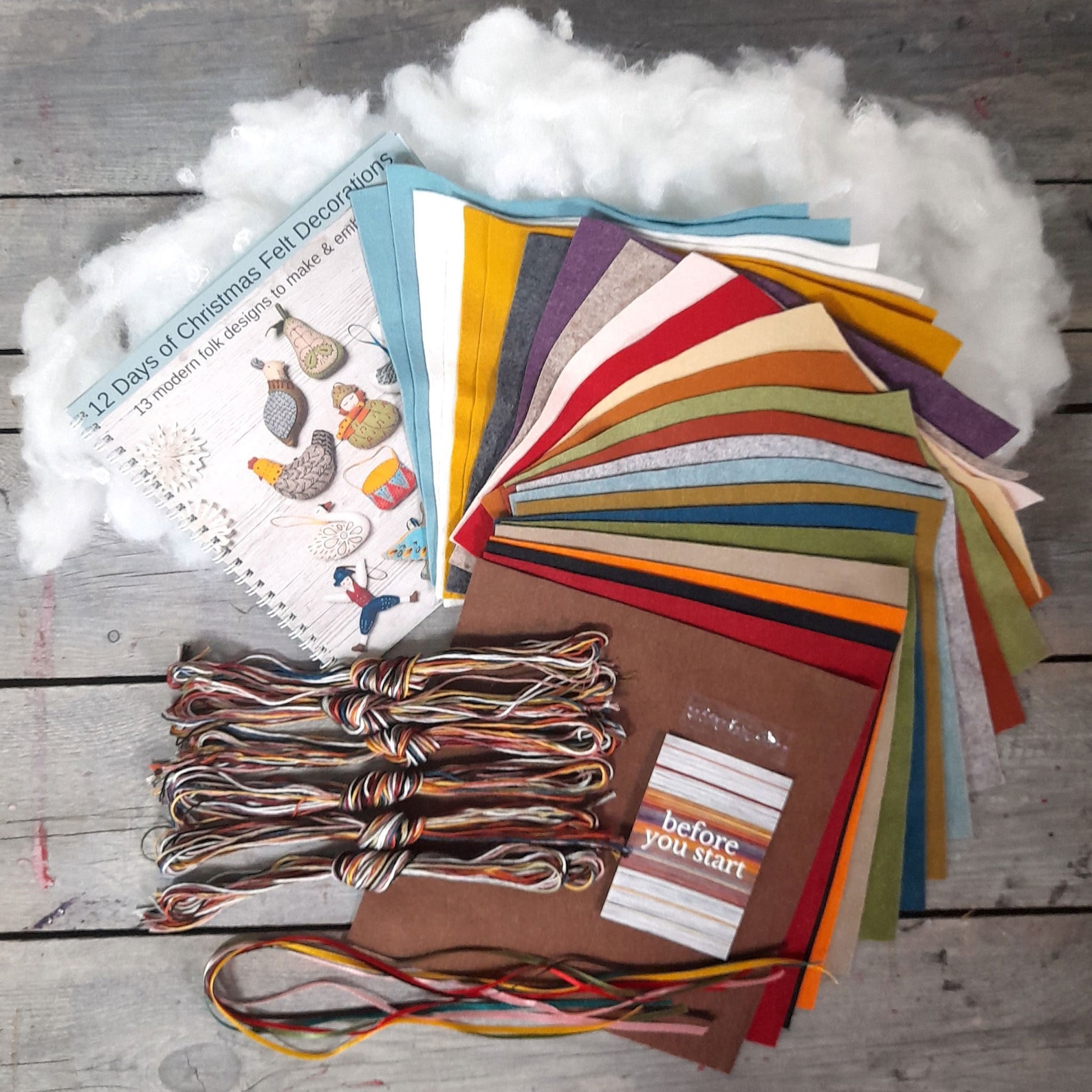 12 Days of Christmas Felt Decorations the Whole Set | Etsy