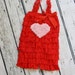 1st Valentine's Day Outfit Petti Romper-petti Romper With - Etsy