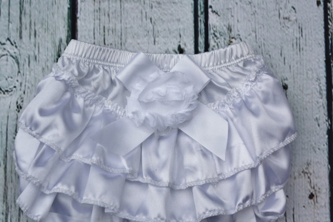 Baptism Bloomers White Bloomers Ivory Bloomers Pink Bloomers Floral ...