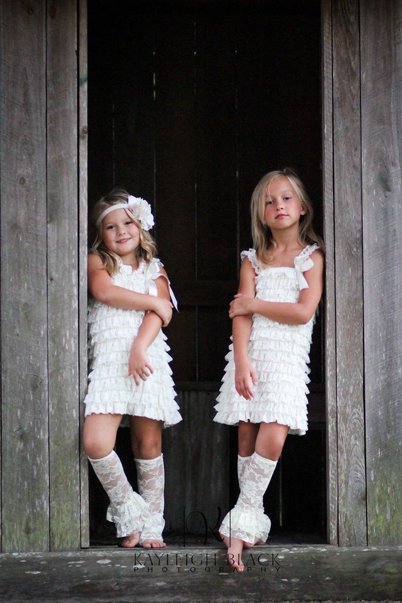 Dusty Rose Petti Lace Dress Girls Petti Dress Flower Girl | Etsy