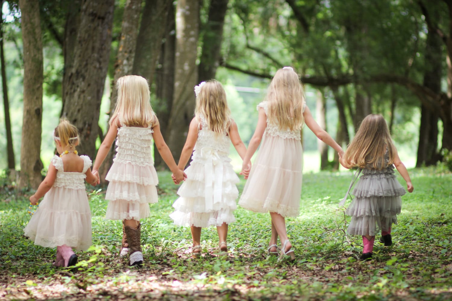 Rustic Flower Girl Dress Flower Girl Dresses Dress Includes - Etsy