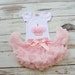 Baby Deluxe Ruffle Pink Skirt and Cupcake Shirt-toddler - Etsy