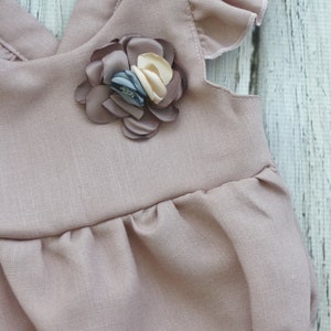 Red Flutter Romper Baby Romper Toddler Bubble Romper Ruffled Sleeve ...