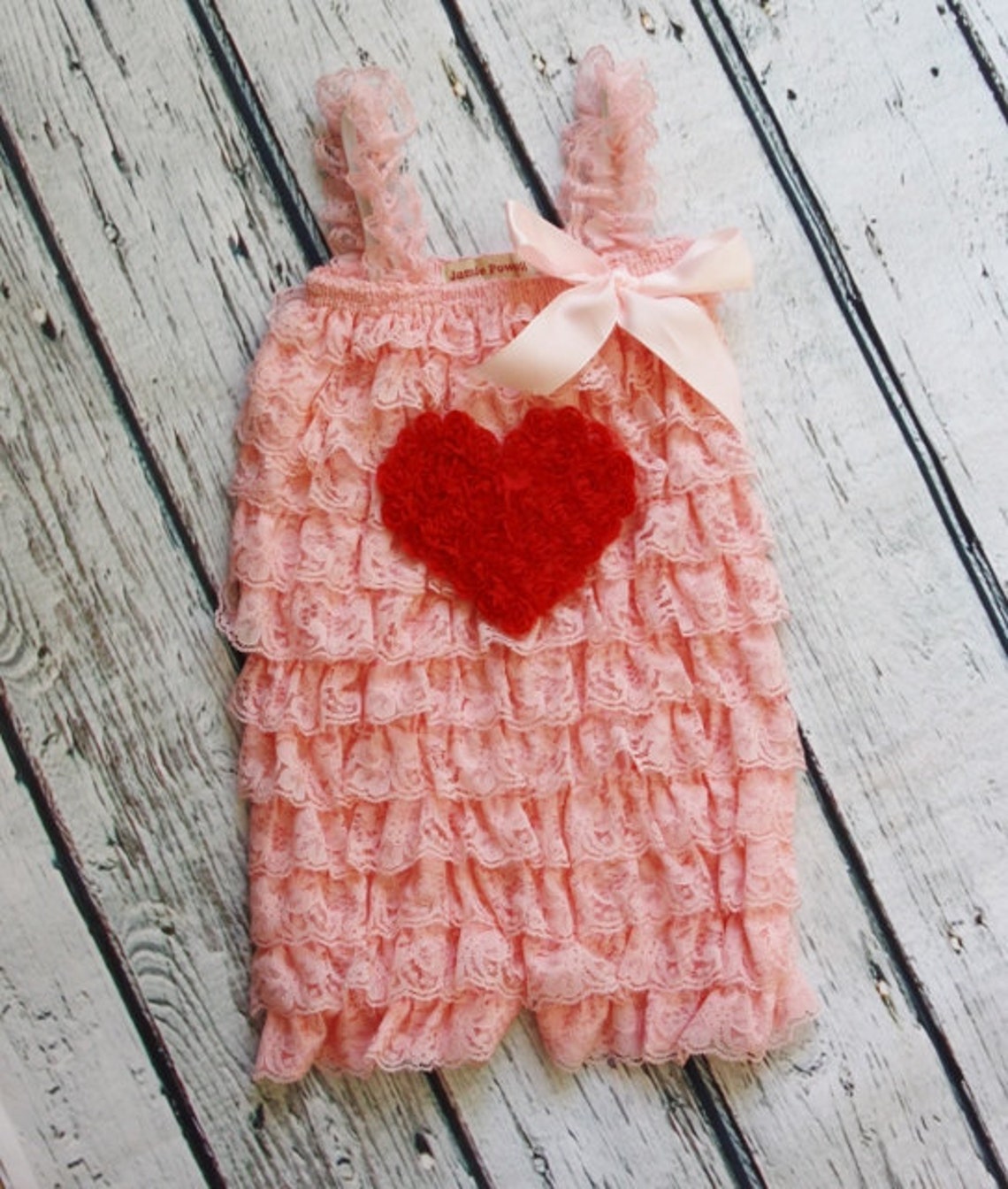 1st Valentine's Day Outfit Petti Romper-petti Romper With - Etsy