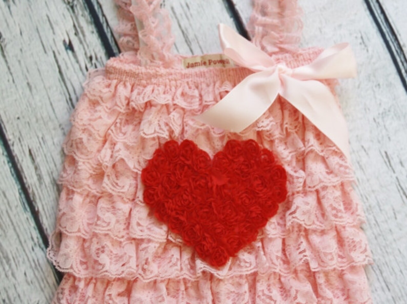 1st Valentine's Day Outfit Petti Romper-petti Romper With - Etsy