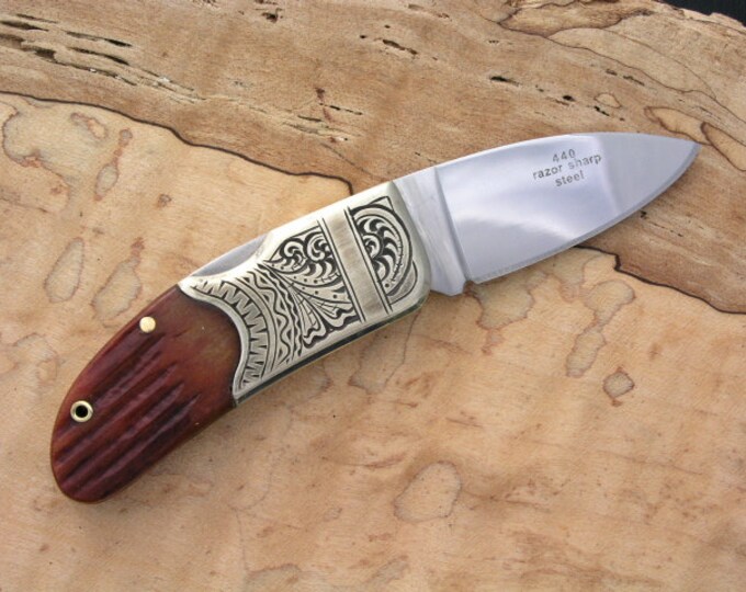 Small Thin Personalized Hand Engraved Pocket Knife Valentines - Etsy