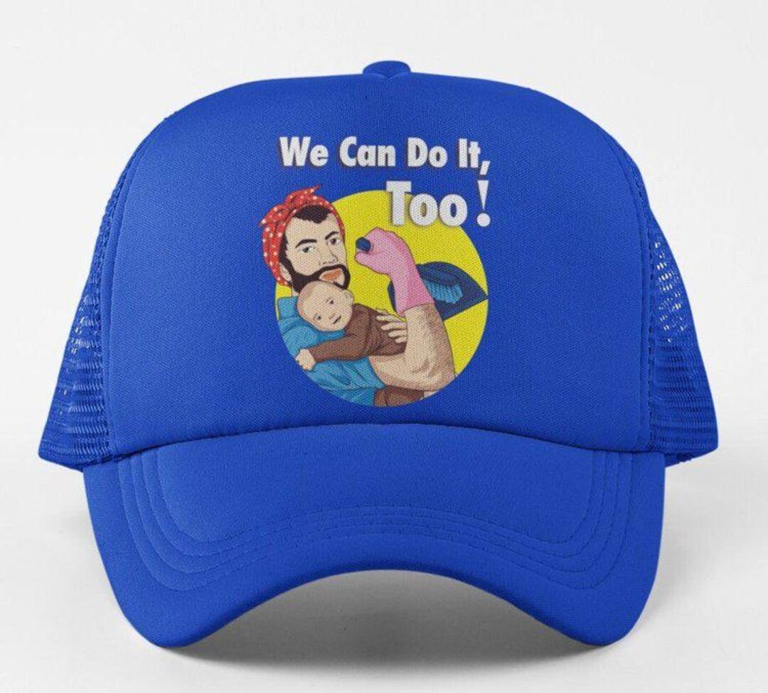 We Can Do It Too Rosie the Riveter Cap/hat - Etsy