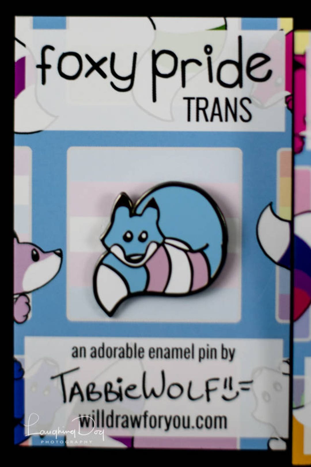 Foxy LGBTQ Pride Enamel Pin Trans - Etsy
