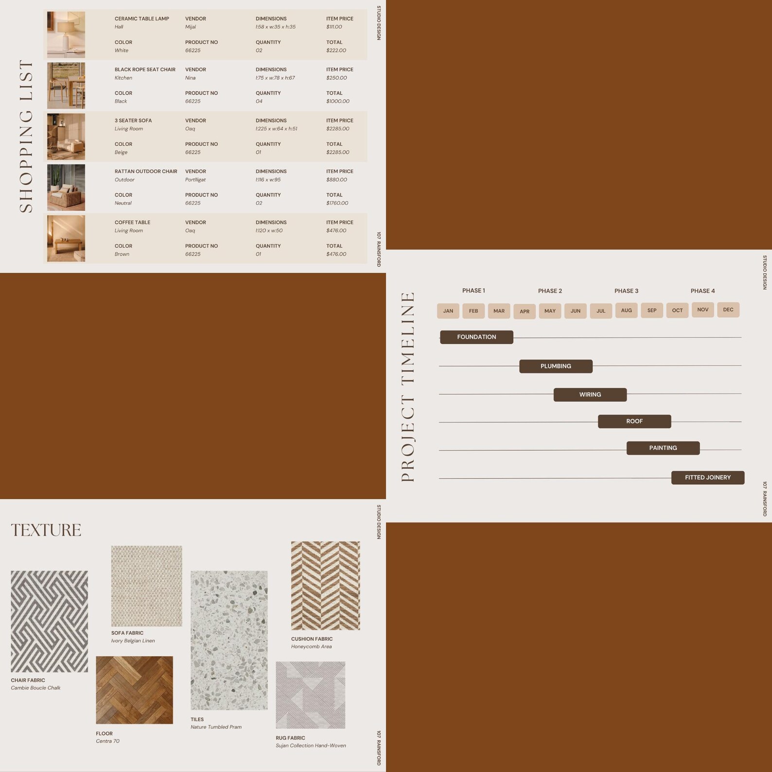 Interior Design Project Presentation| Interior Designer Presentation ...