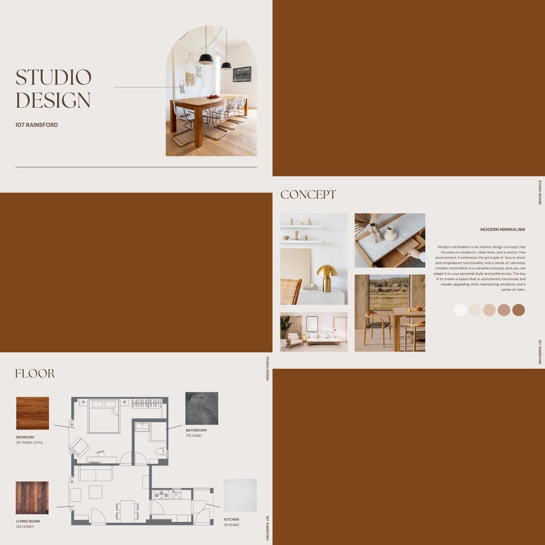 Interior Design Project Presentation| Interior Designer Presentation ...