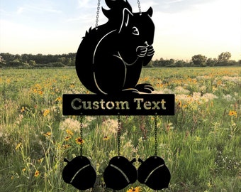 Squirrel Wind Chime - Etsy