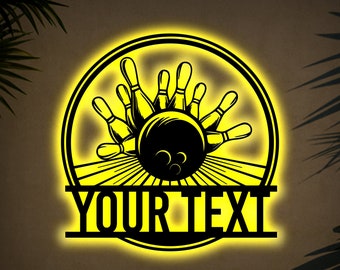 Bowling Alley Sign - Etsy