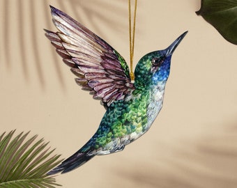Hummingbird Ornament - Etsy