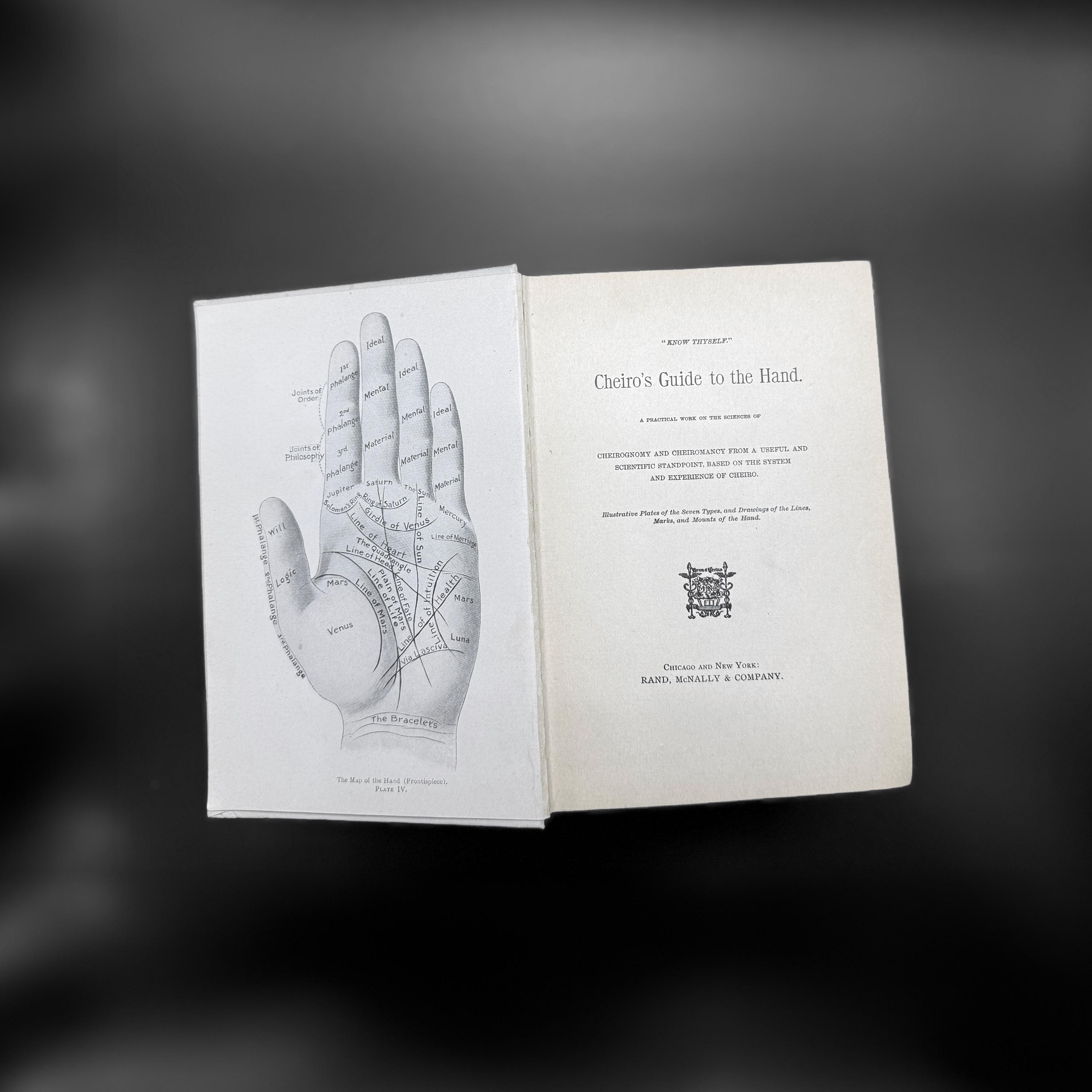 1900 Cheiro's Guide to the Hand Victorian Palmistry Spiritualism Rand ...