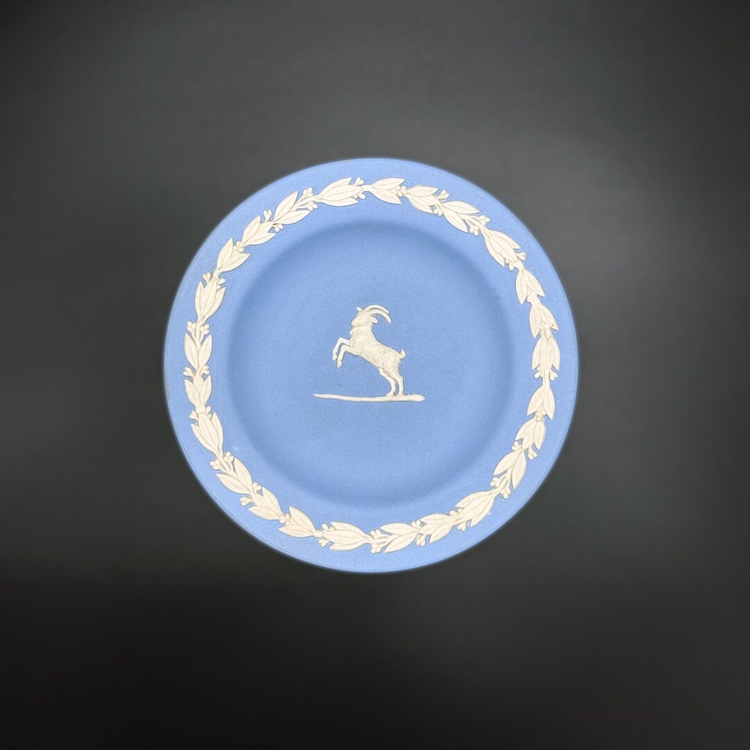 Capricorn Wedgwood Blue Jasperware Plate • Zodiac • Astrology ...