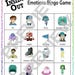 Inside Out Emotions Bingo Game | Printable 20-card Game | Instant ...