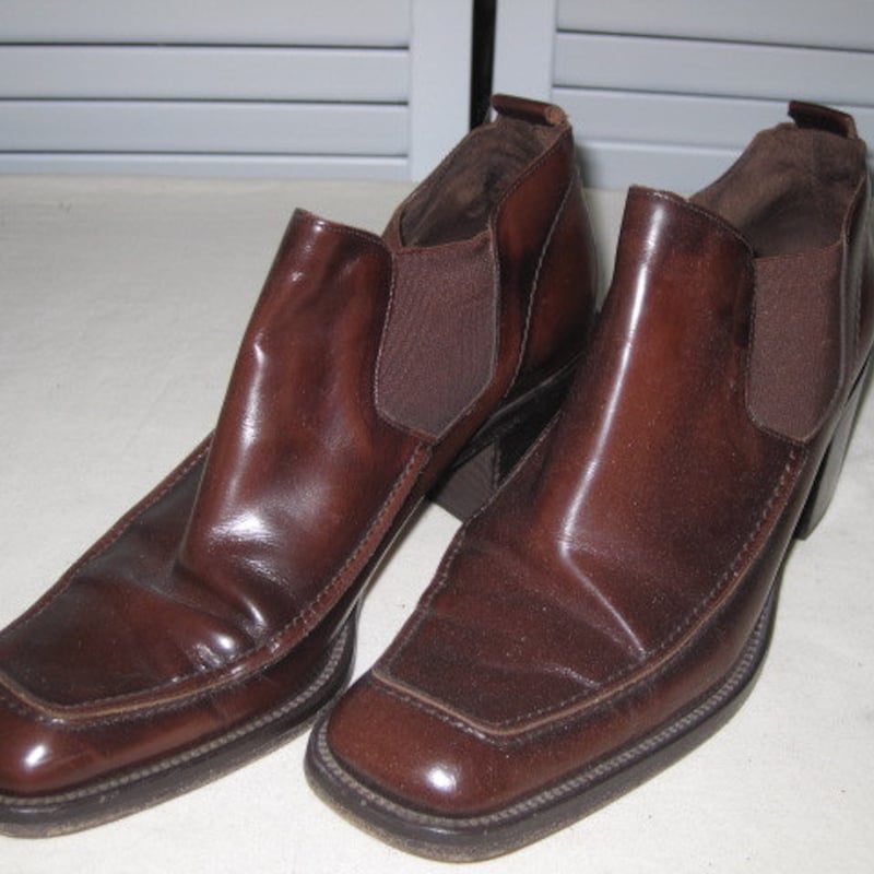 Italian Leather Booties - Etsy