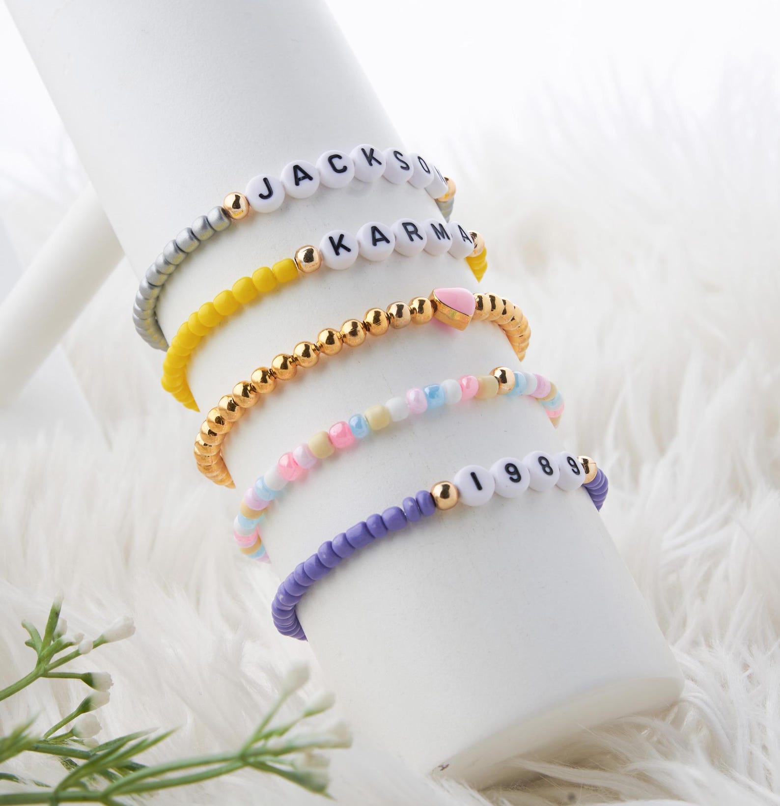 Personalized Name Custom Beaded Bracelet | Friendship Bracelets | Girls ...
