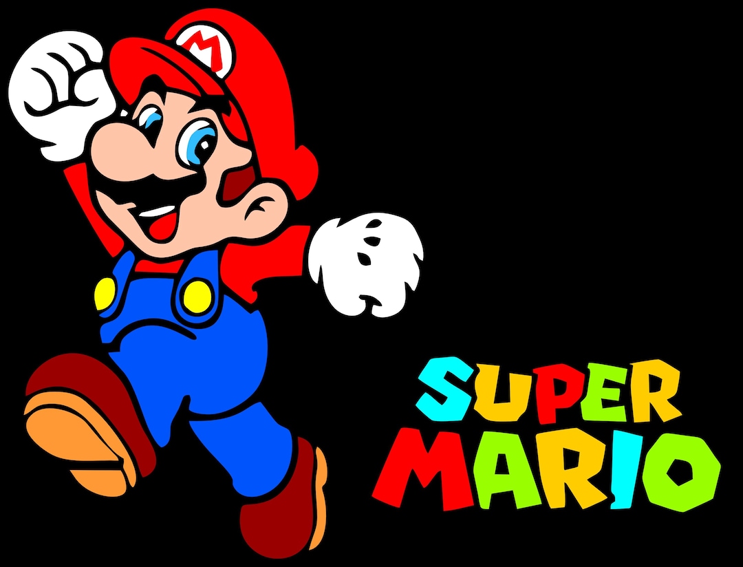 Super Mario Bros. SVG Format - Etsy