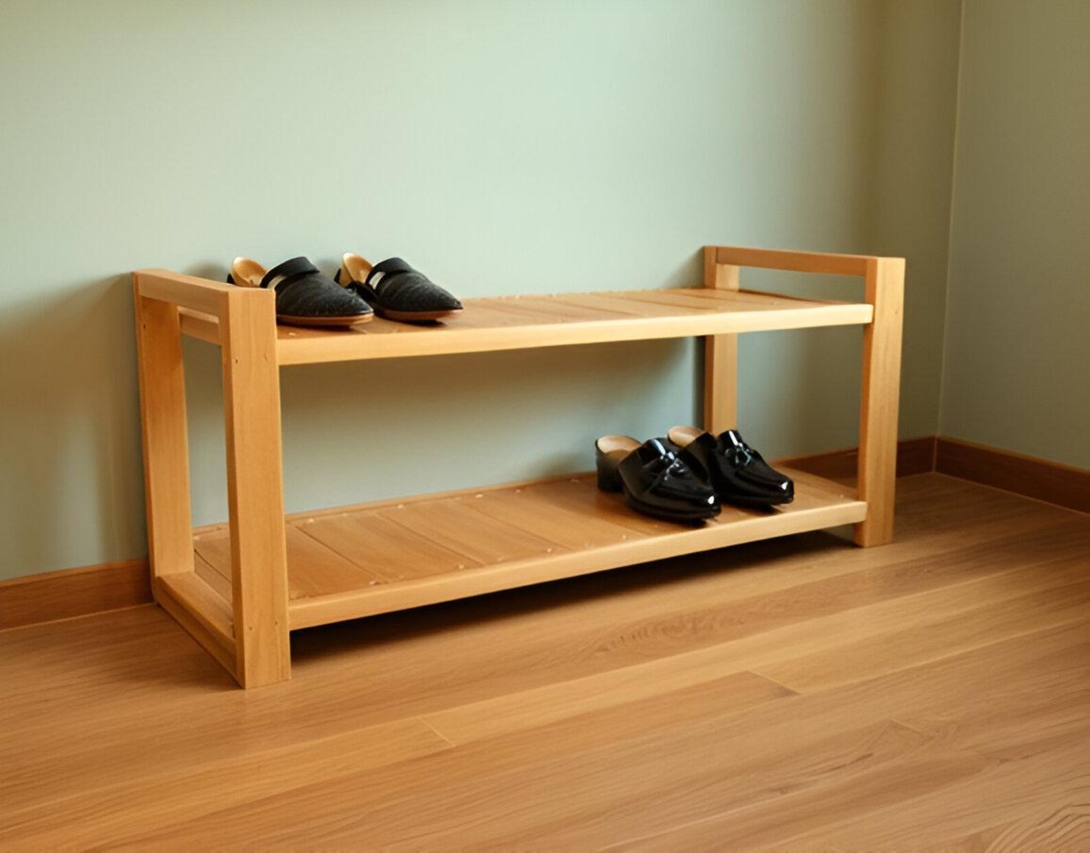 DIY Wooden Shoe Rack Build Plan, Woodworking Plans, Furniture Plan ...
