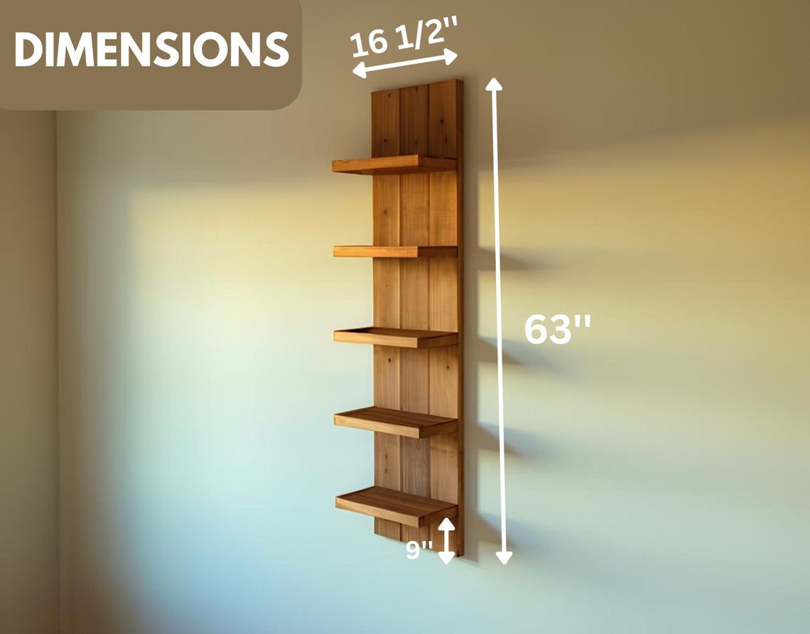 Modern Wooden Wall Shelves Build Plan, Woodworking Plans, Wooden ...