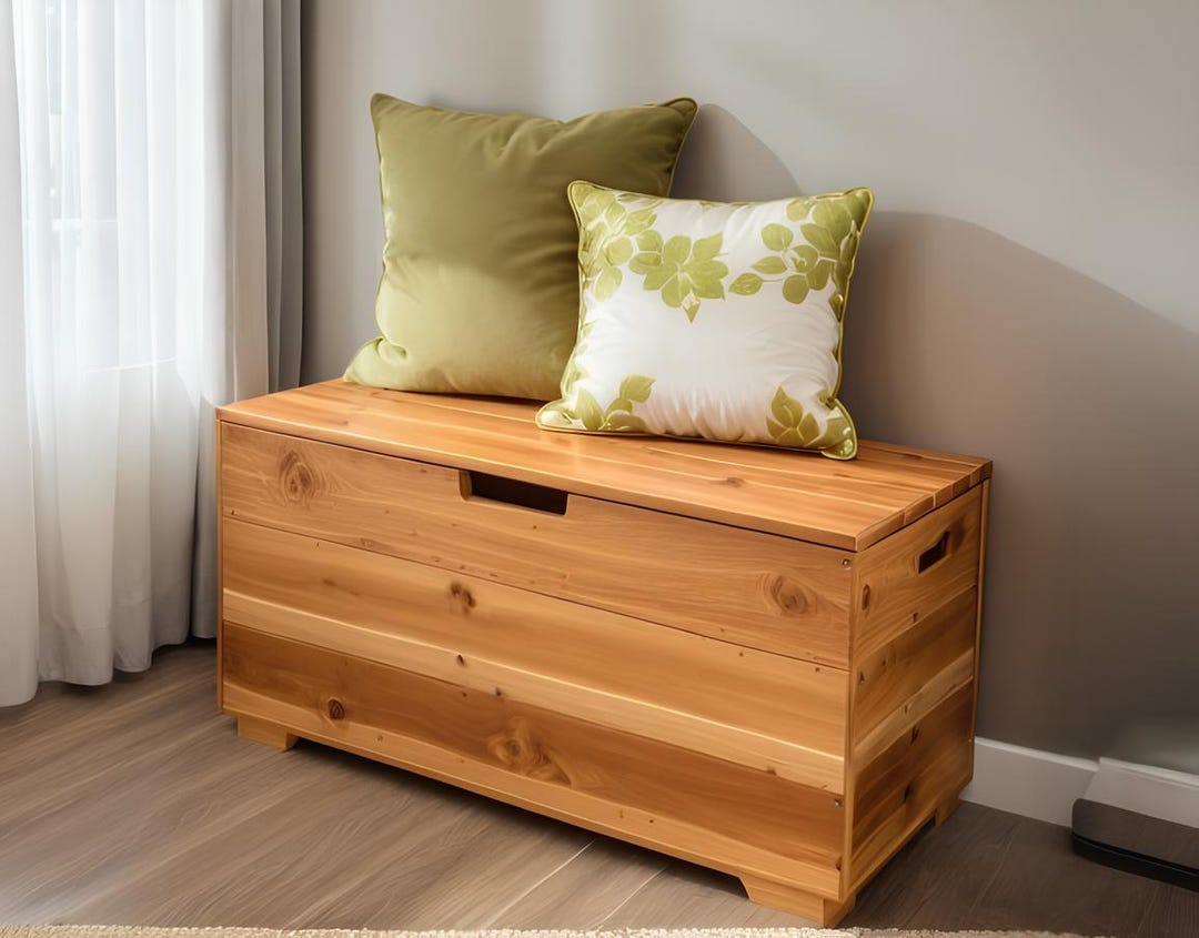 DIY Wooden Storage Bench Plan, Woodworking Plans, Storage Bench Plan ...