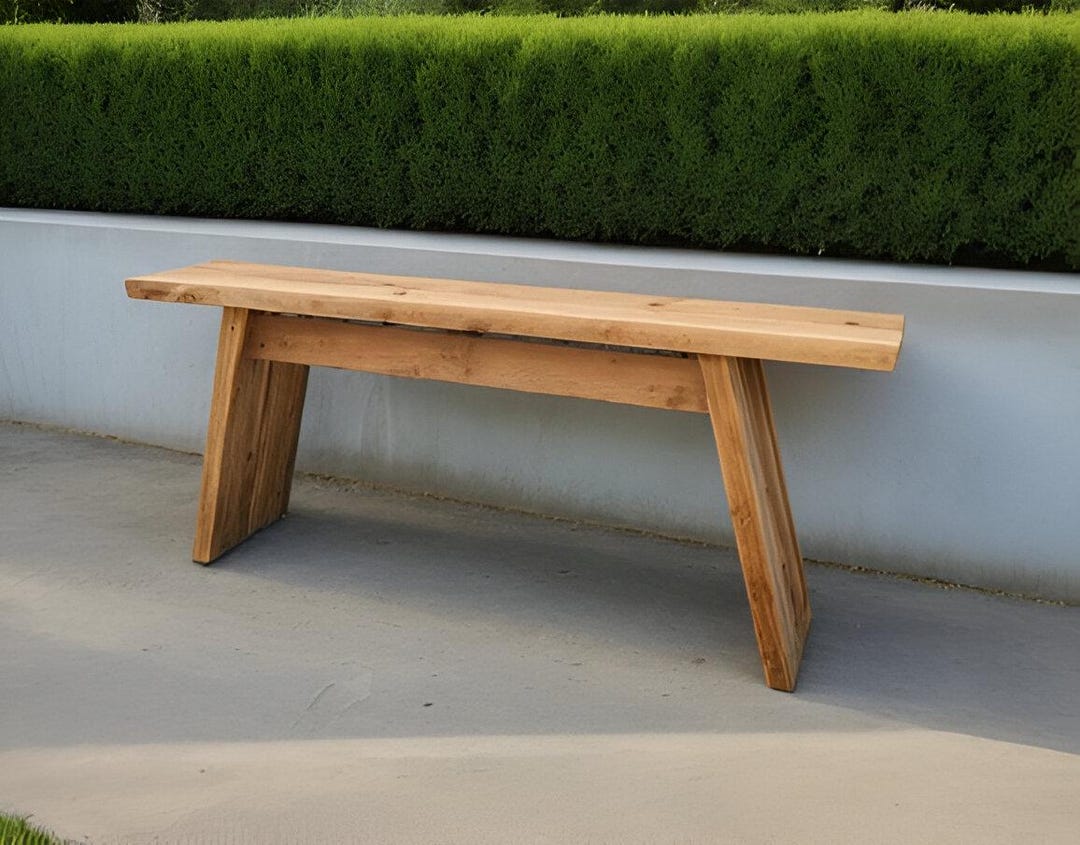 DIY Wooden Outdoor Bench Build Plan - Etsy