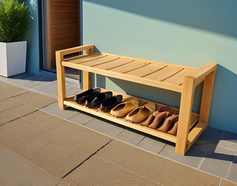 DIY Wooden Shoe Rack Build Plan, Woodworking Plans, Furniture Plan ...